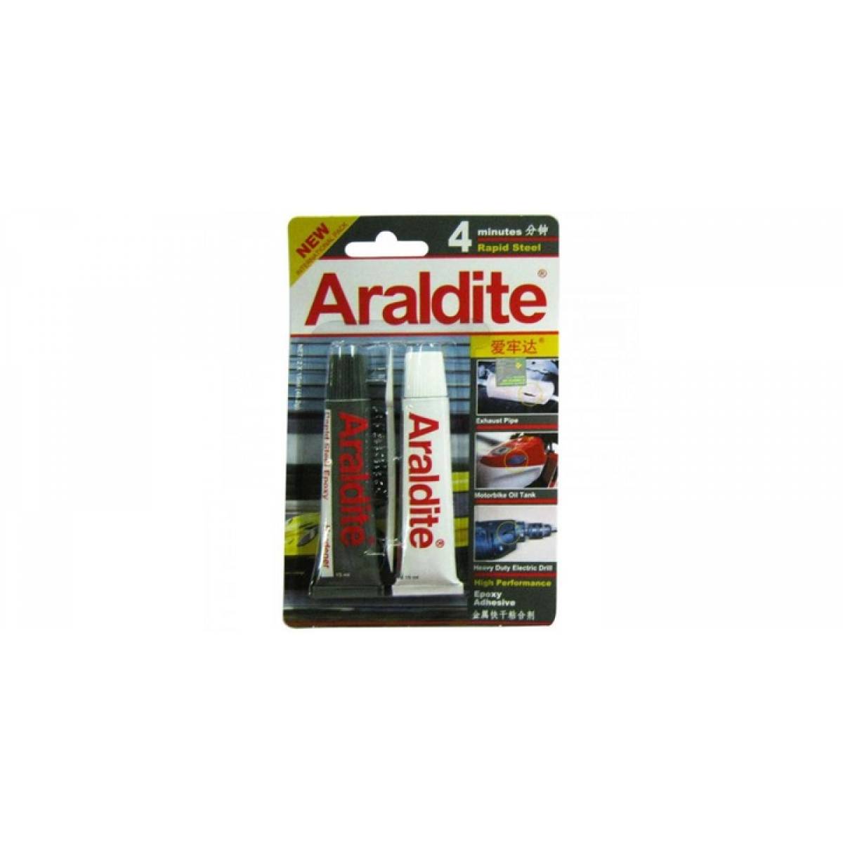 Araldite Epoxy Adhesive - 4 minutes Rapid Steel