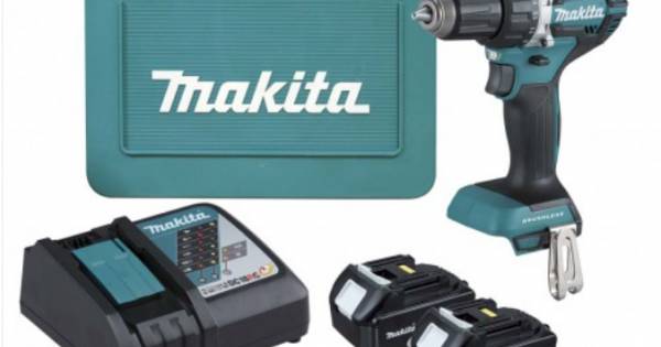 Makita Cordless Drill DDF484RFE (18V) 2 x3.0AH
